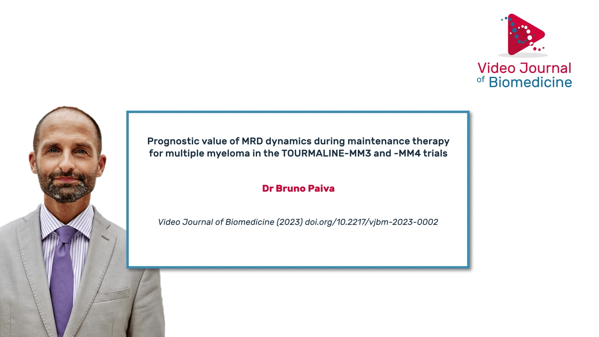 Prognostic value of MRD dynamics in MM maintenance - VJBM